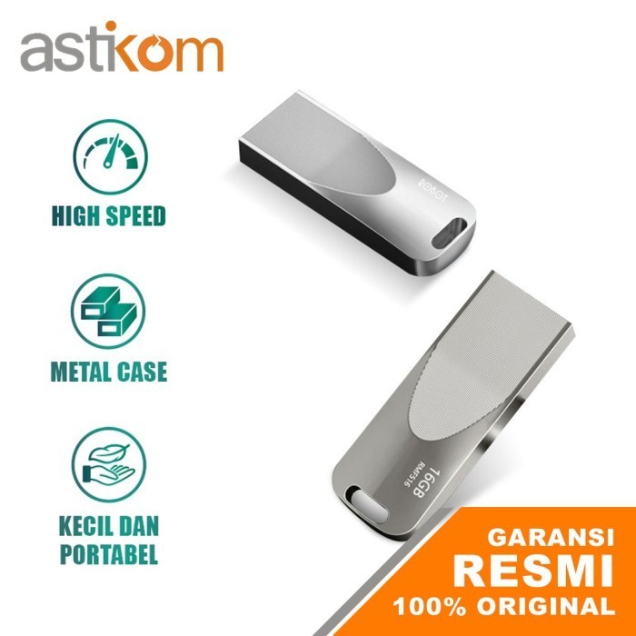 Jual Flashdisk Robot RMF516 16GB Metal Silver | Shopee Indonesia