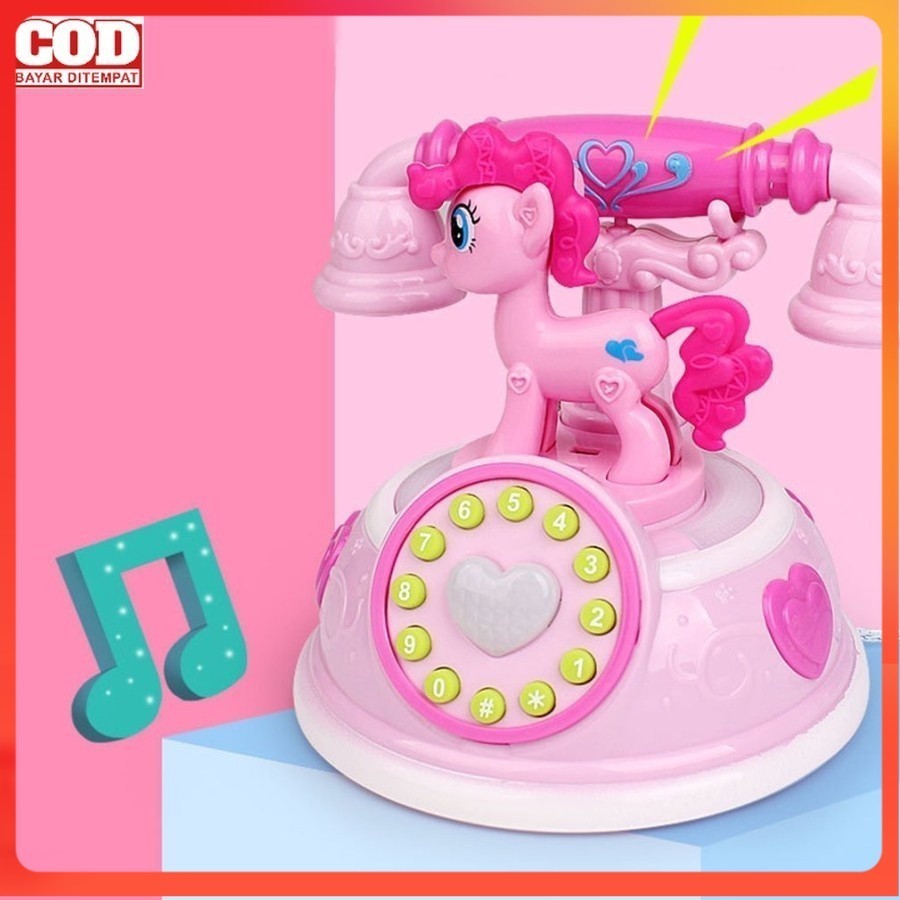 Jual Bronsis - Mainan Telepon Kuda Pony - Mainan Telepon Anak Kuda Pony ...