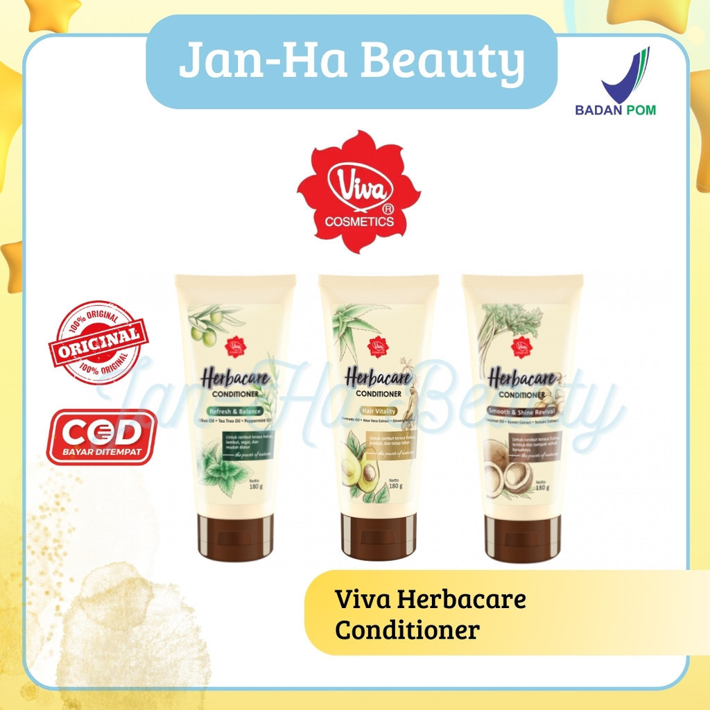 Jual Viva Herbacare Conditioner - 180 gr (tersedia 3 varian) Pekanbaru ...