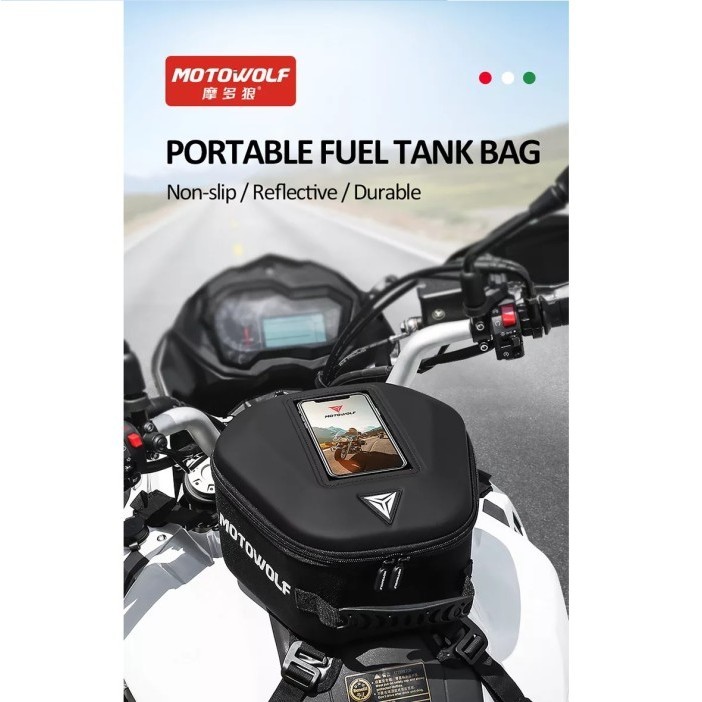 Jual MOTOWOLF Tank Bag Tankbag Tas Tanki Tangki Motor Waterproof ...