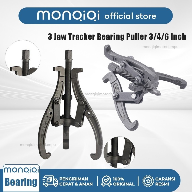 Jual Monqiqi Treker 3 Kaki 6/4/3 Inch Gear Puller 3 Jaw Tracker Bearing Puller 3 Arm kunci ...