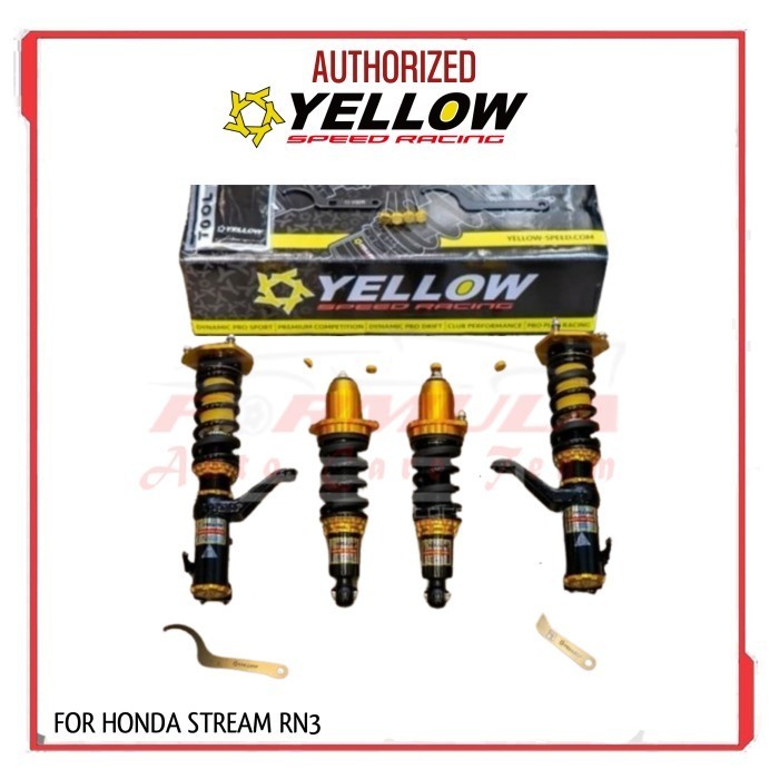 Jual Yellow Speed Racing Coilover Bolt On Honda Stream RN3 | Shopee ...