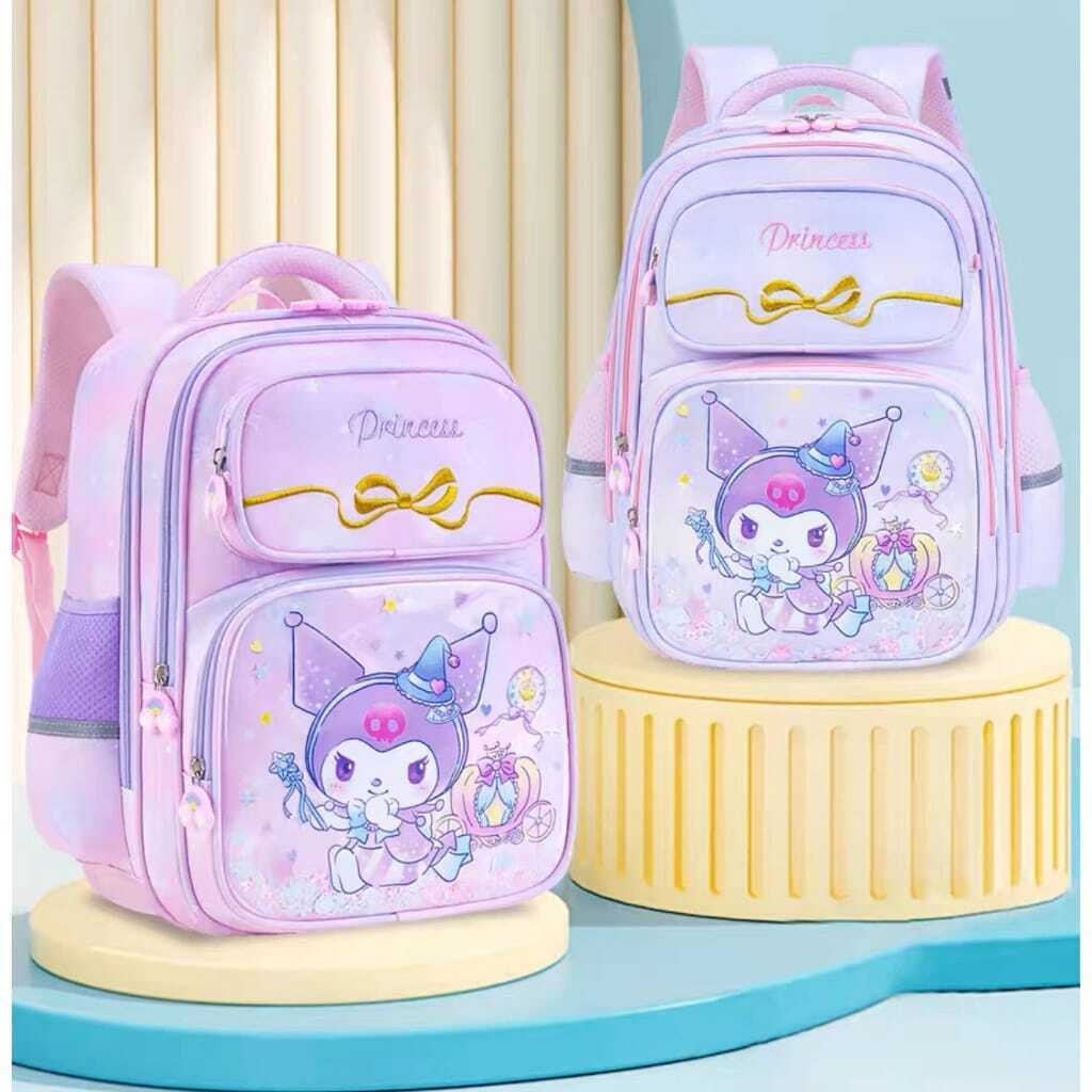 Jual [nicky888] Tas Sekolah Kuromi SD Impor / Tas Anti Air / Tas Ransel ...
