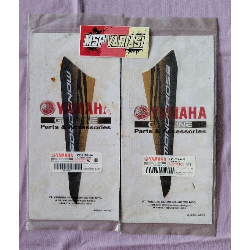 Jual Striping Motor Yamaha Byson 2012 Gold Original Ori asli Yamaha ...