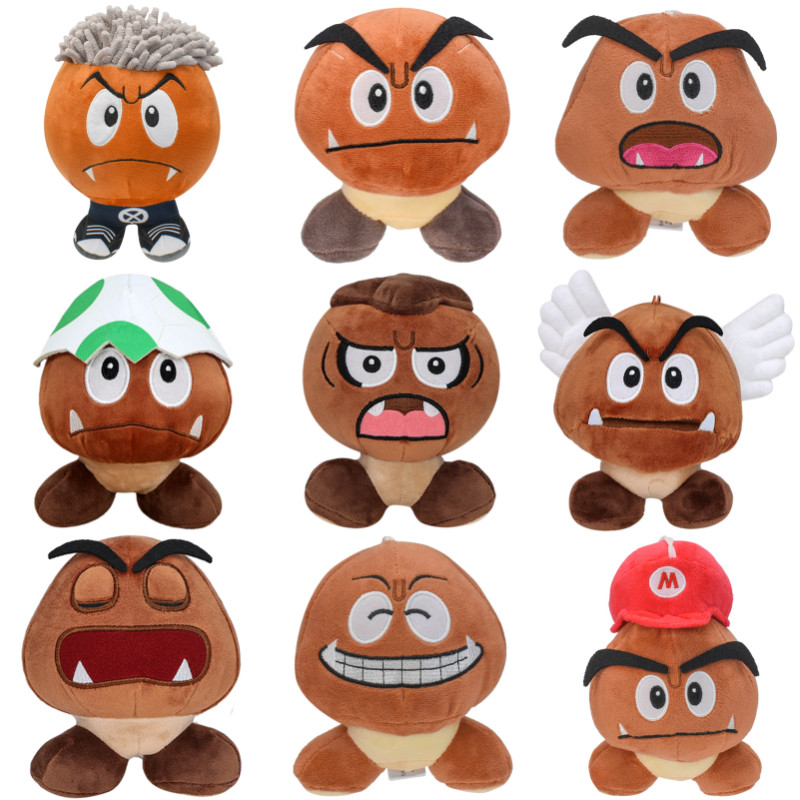 Jual Kawaii Mario Bros Goomba Ken Carson Funny Soft Plush Toys Cute ...