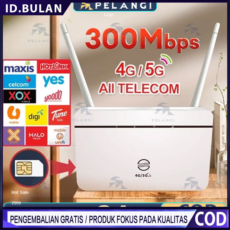 Jual Modem 5G Router wifi Modem Unlimited WiFi SIM Card Router LTE ...