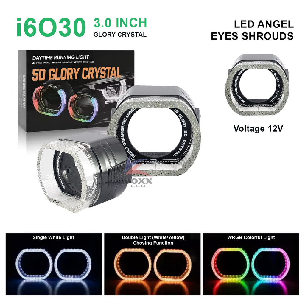 Jual VOXX LED Shroud Laser Model O i6 Projie BiLED 5D RGB Matrix 3 ...