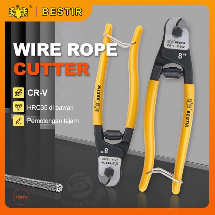Jual Cable Wire Rope Cutter Crimper Metal 8" Inch Tang Potong Pemotong ...