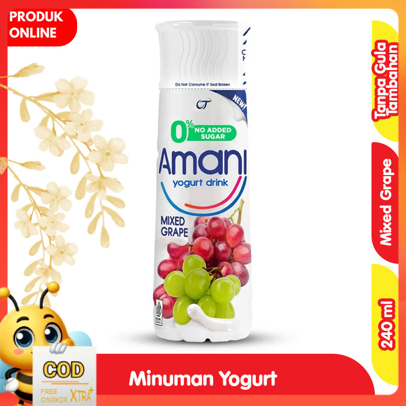 Jual Amani Minuman Yogurt Mixed Grape 240 ml | Shopee Indonesia