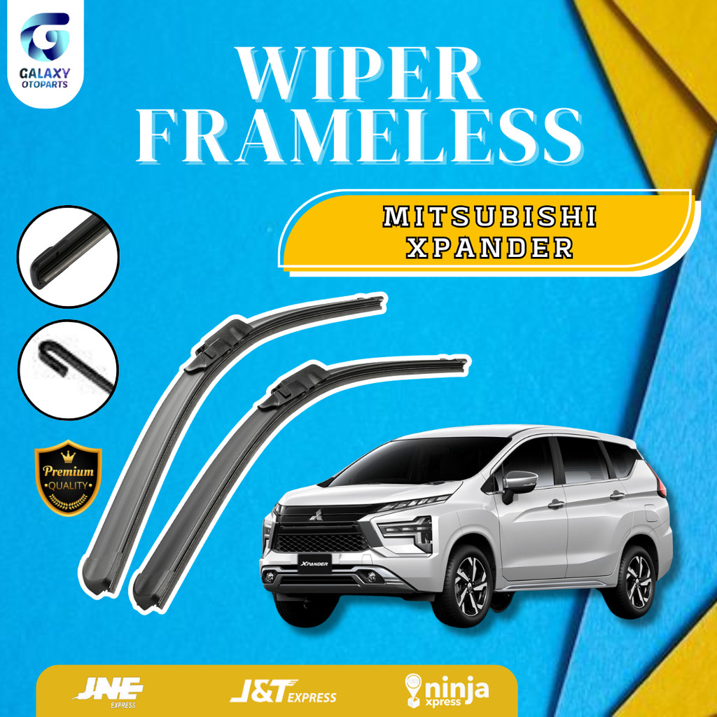 Jual Wiper Mobil Mistsubishi Xpander - Model Frameless Soft 1 Set Kiri ...