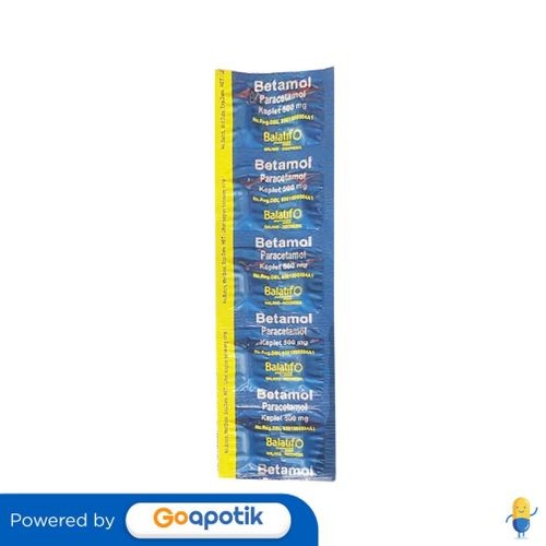 Jual Betamol 500 Mg Strip 10 Kaplet | Shopee Indonesia