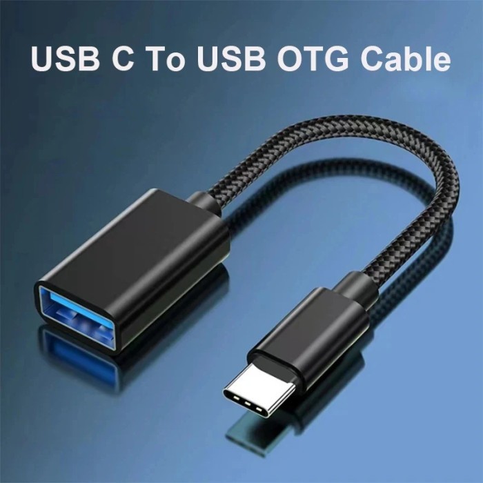 Jual USB Type C To USB Female Short Cable 13.5 cm For Data Charger ...