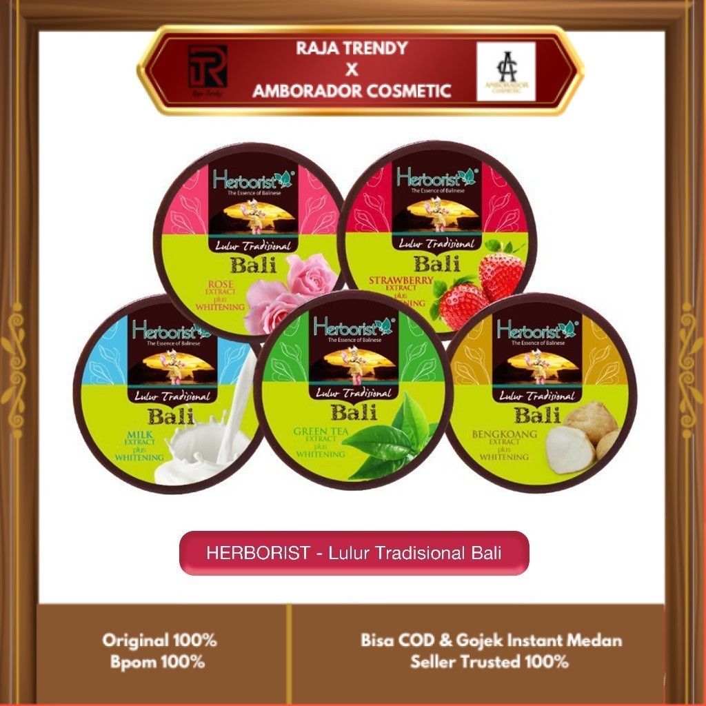 Jual HERBORIST - LULUR TRADISIONAL BALI ( 100 / 200 g ) - Scrub Badan ...