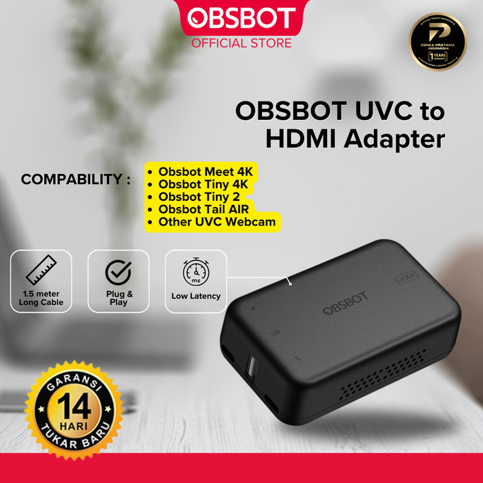 Jual OBSBOT UVC Camera to HDMI Adapter Untuk Webcam | Shopee Indonesia