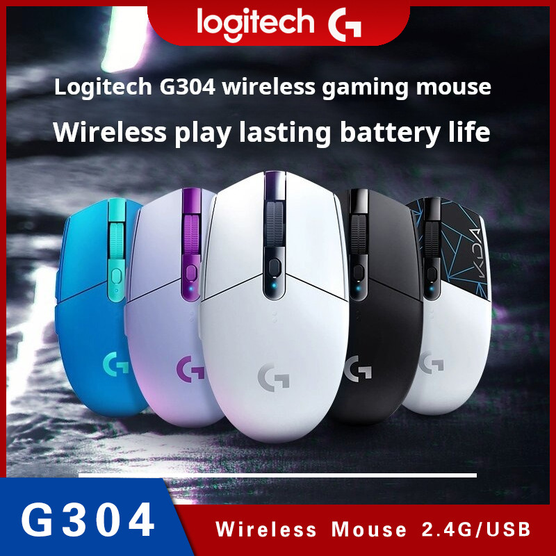 Jual Logitech G304 Lightspeed Wireless Gaming Mouse Hero Sensor 12,000 ...