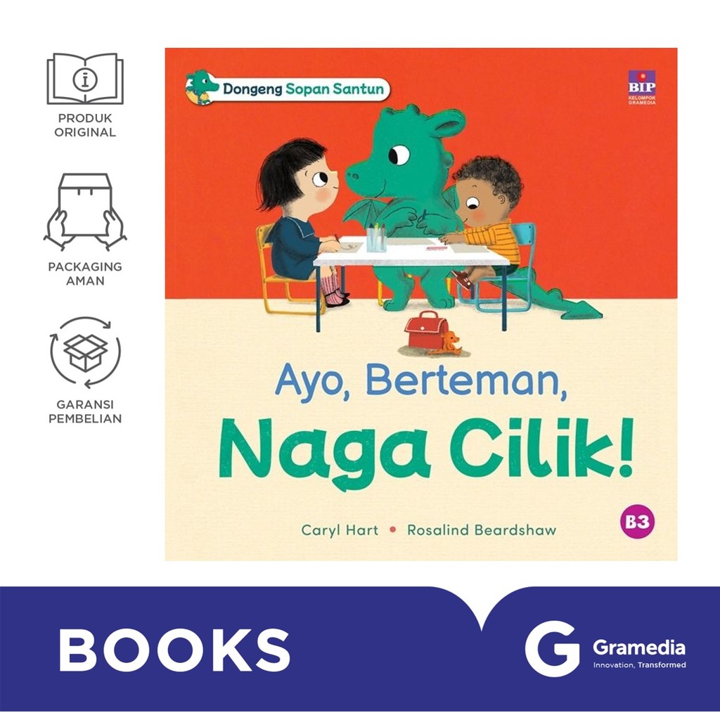 Jual Dongeng Sopan Santun: Ayo, Berteman, Naga Cilik! ( Caryl Hart ...