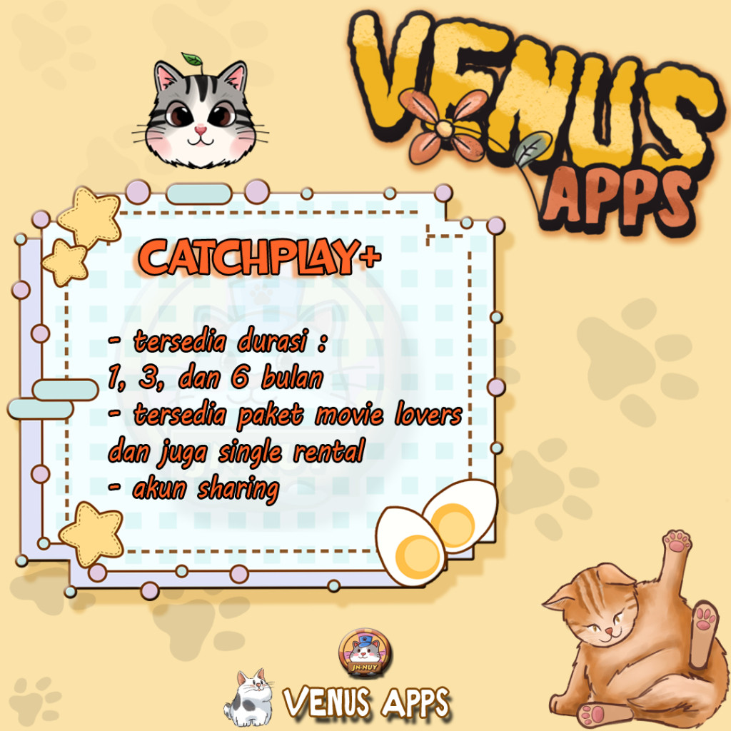 Jual CATCHPLAY SHARING 1 BULAN + SINGLE RENTAL | Shopee Indonesia