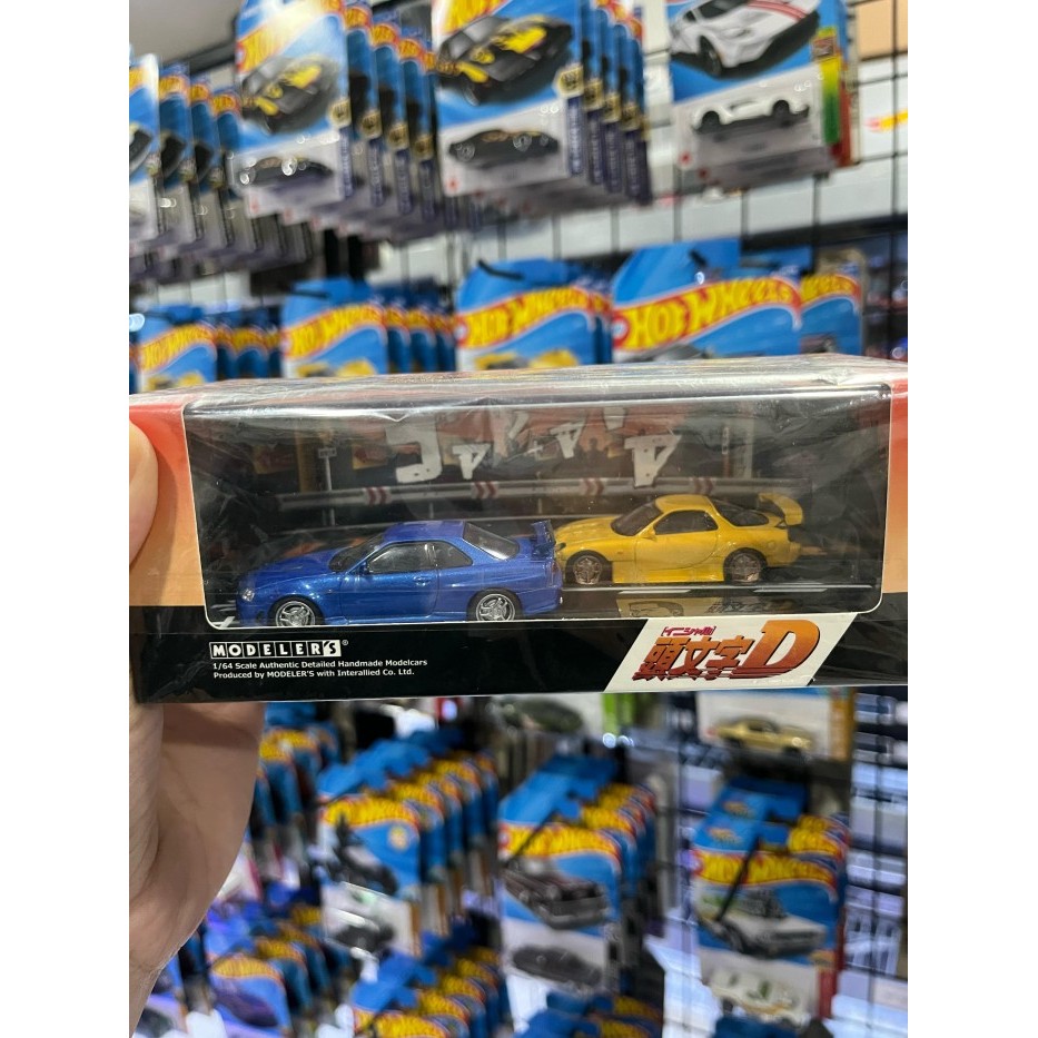 Jual MODELERS Initial D Hi Story Nissan Skyline GTR R34 Mazda RX7 FD3S | Shopee Indonesia