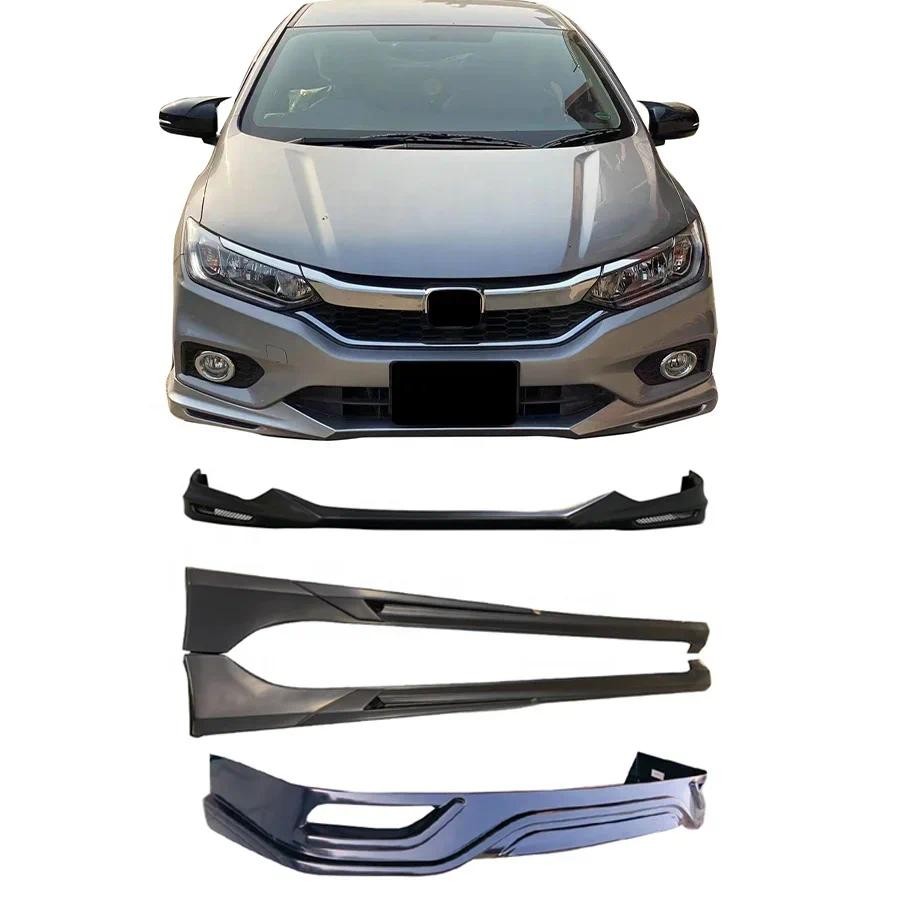Jual Car Front Bumper Lip Rear Diffuser Lip Side Skirts For Honda Grace ...