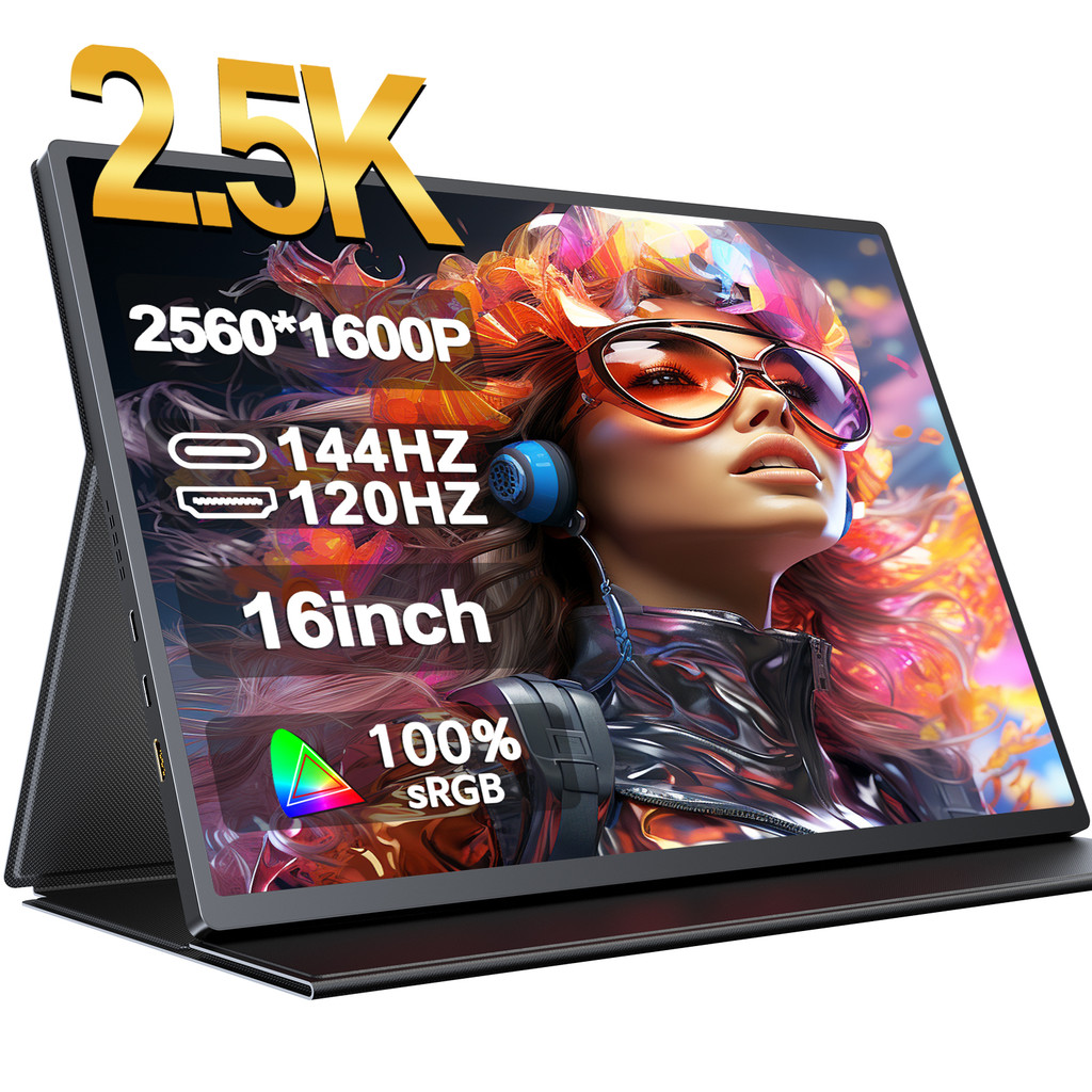 Jual Cdisplay 16" 144Hz 2.5K Protable Monitor 2560*1600 100% sRGB 16:10 ...