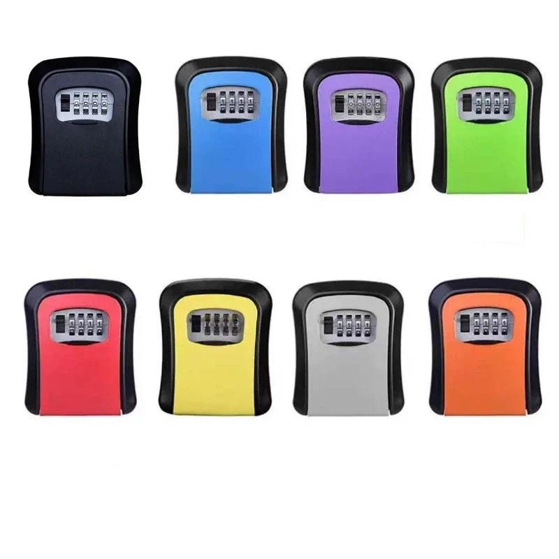 Jual Weatherproof Wall-mounted Key Safe Password Key Box Key Lock Box ...