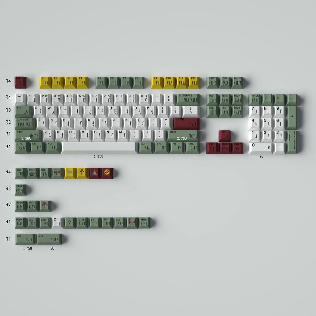 Jual 130 Keys GMK Keycaps Cherry Profile Custom Keycap PBT Key Caps for ...
