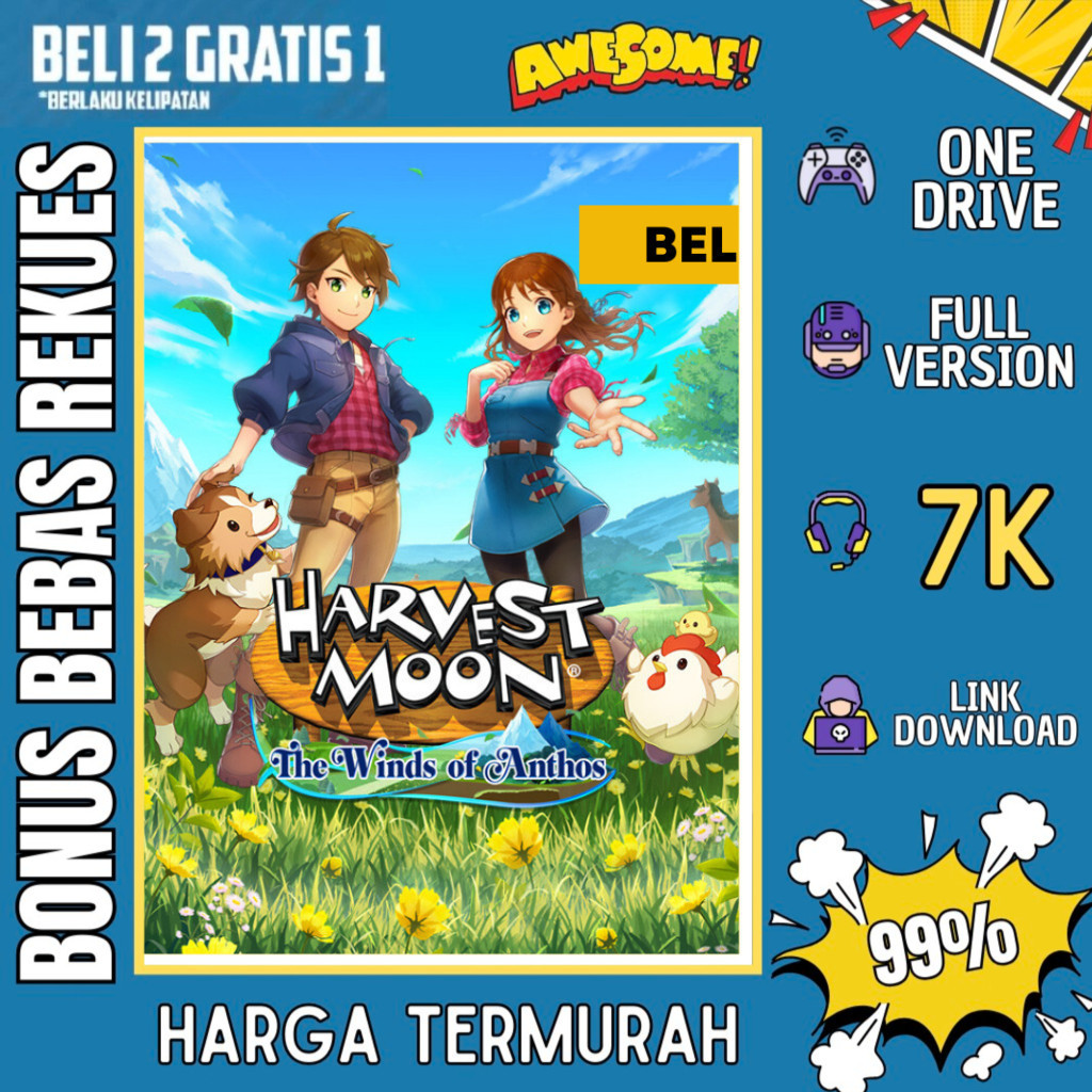 Jual HARVEST MOON THE WINDS OF ANTHOS - GAME PC - GAME LAPTOP - PC GAMES - BELI 2 GRATIS 1 ...