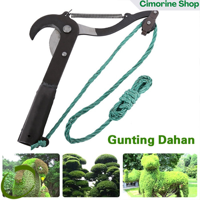Jual Gunting Dahan Tarik/Gunting Dahan Pohon Pisau Tali Gergaji Pohon Anti Karat Tree Pruner CS ...