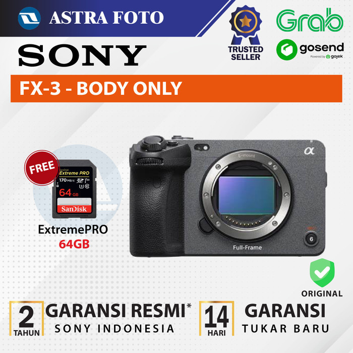 Jual SONY FX3 Full Frame Cinema Line Body Only FX 3 Sony | Shopee Indonesia