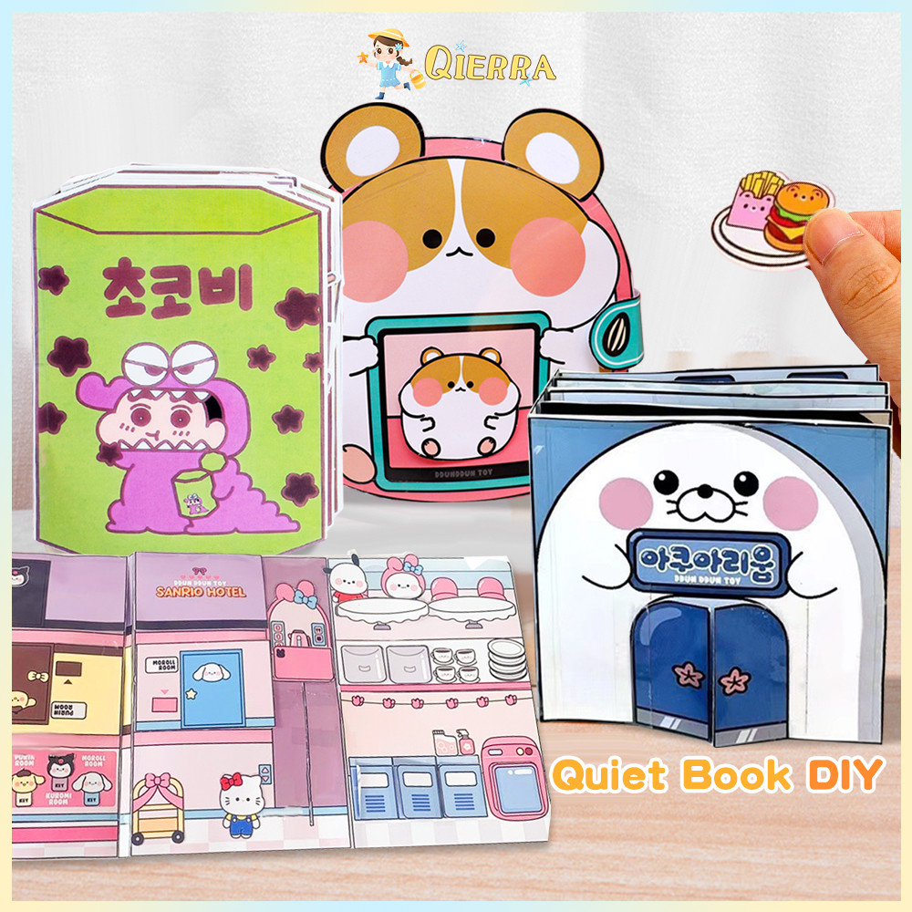 Jual Qierra Quiet Book Mainan Edukasi Busy Activity Book Buku Bongkar ...