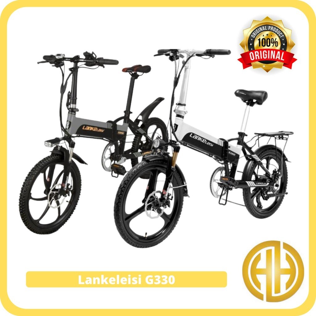 Jual LANKELEISI G330 Sepeda Elektrik Lipat Smart Moped 48V 10.4AH ...