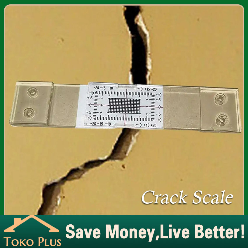 Jual Crack Scale Gauge / Alat Ukur Skala Retak Keretakan Beton Tembok ...