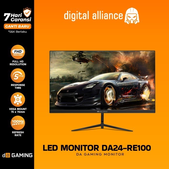 Jual DIGITAL ALLIANCE MONITOR 24 INCH IPS FHD 1080P 0.5MS 100HZ DA24 ...