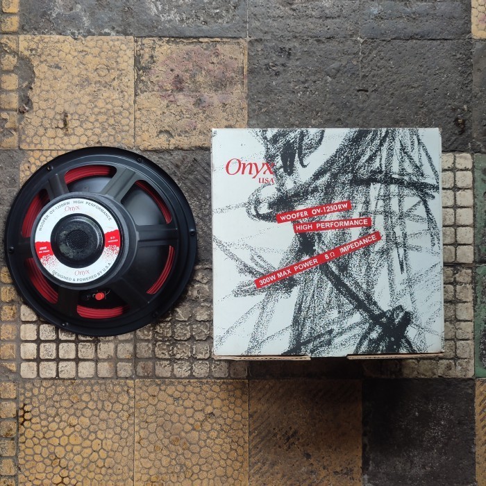 Jual RR27 Speaker Komponen 12 in Inch Onyx USA OV 1250 RW Woofer 8 ohm ...