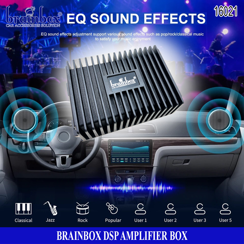 Jual Brainbox DSP Amplifier Audio 80Wx4 PNP Android Headunit Pengatur ...