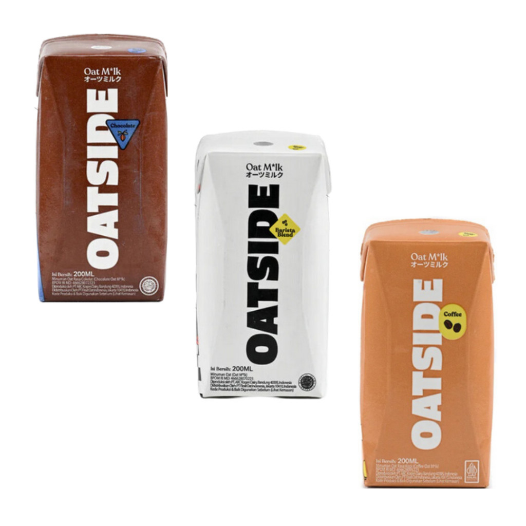 Jual OATSIDE OAT MILK 200 ML - SUSU GANDUM OAT SIDE CHOCOLATE COFFE ...