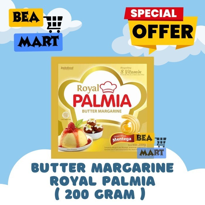 Jual Royal Palmia Butter Margarine | Mentega Sachet Saset 200 gr Murah ...