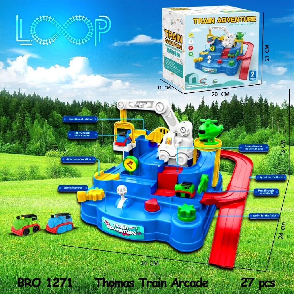 Jual Jalur trek mainan anak BRO1553 Mainan Arcade Ding Dong Thomas ...