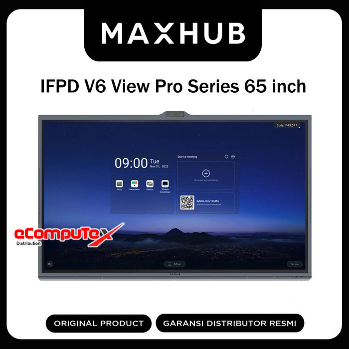 Jual MAXHUB IFP Display Smart Board 65" - V6 VIEW PRO V6530 - TKDN ...