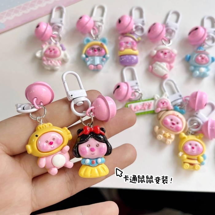 Jual Gantungan Kunci Lucu RUBY EDITION + FREE LONCENG Keychain Gift ...