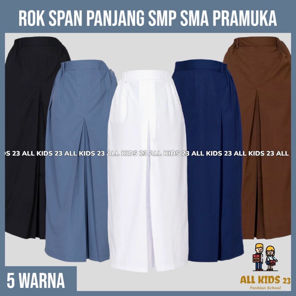 Jual Rok Panjang Span SMP SMA Seragam SMP SMA Seragam Sekolah TERLARIS ...