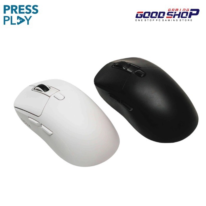 Jual Press Play NOVA V4 Lightweight Wireless Gaming Mouse - Putih, Non ...