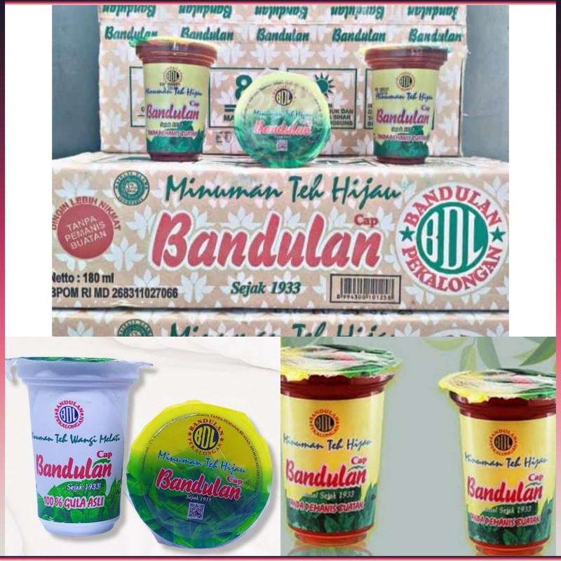 Jual Teh Bandulan Hijau & Melati 180ml (1Dus Isi 24) - Teh Gelas ...