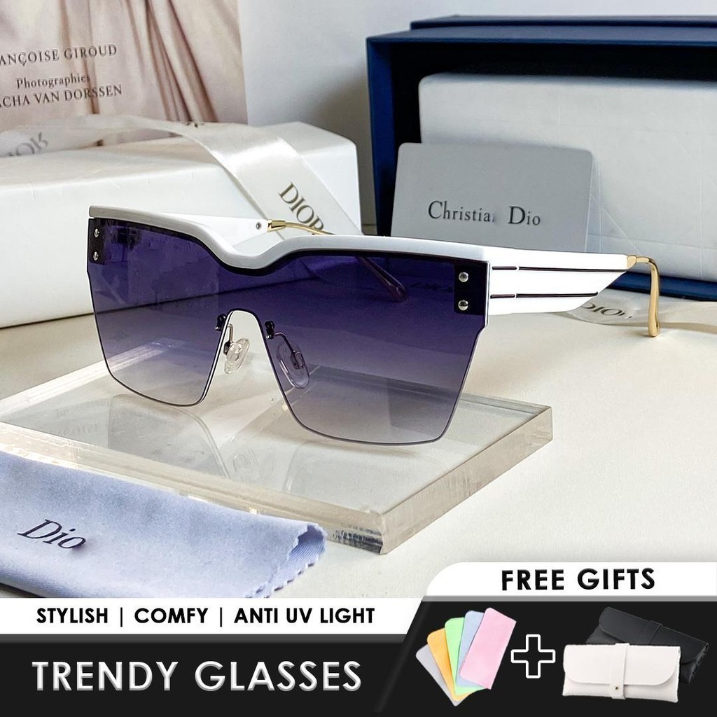 Jual 【Free Dompet & Lap】 Kacamata Sunglasses / Kacamata Perlindungan UV untuk wanita agar ...