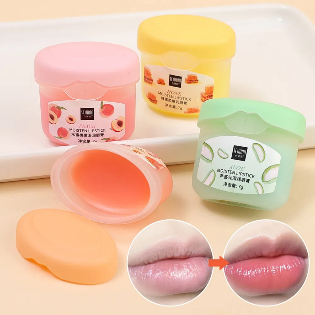 Jual Pelembab Bibir SENANA Vaseline Lip Therapy Lip Balm Jelly Pemerah ...
