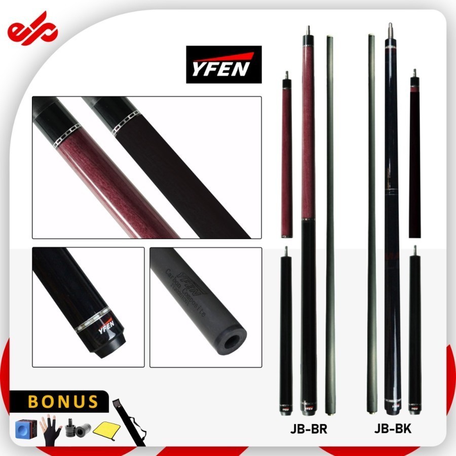 Jual Stik Billiard YFEN Jump Break Carbon Fiber Cue Stick | Shopee ...
