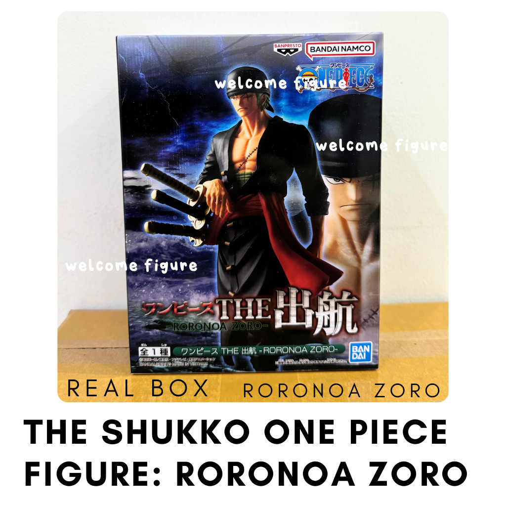 Jual One Piece Figure The Shukko Rorona Zoro Original Bandai | Shopee ...