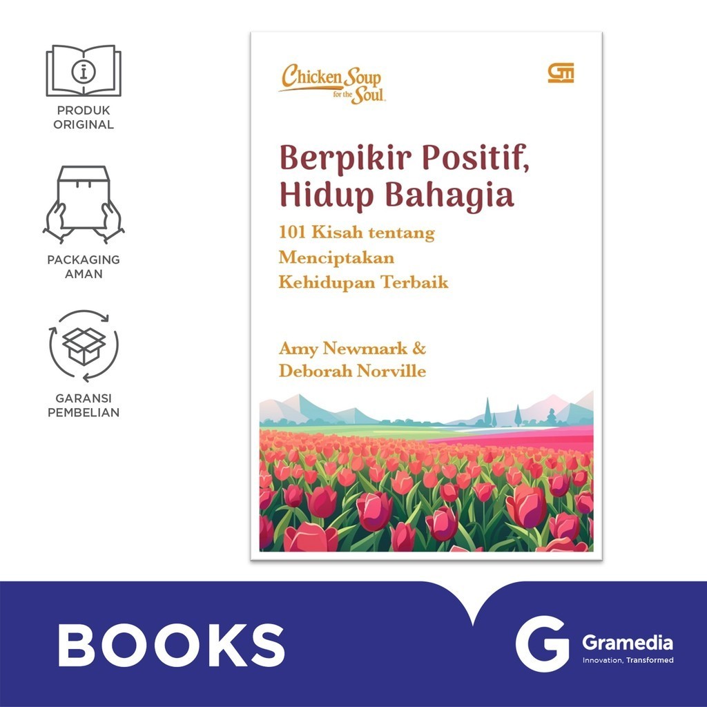 Jual Gramedia Buku Chicken Soup for the Soul Berpikir Positif Hidup Bahagia (Amy Newmark ...