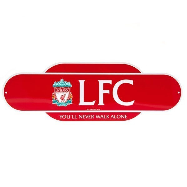 Jual Liverpool FC Colour Retro Sign, Dekorasi Dinding LFC, Official ...