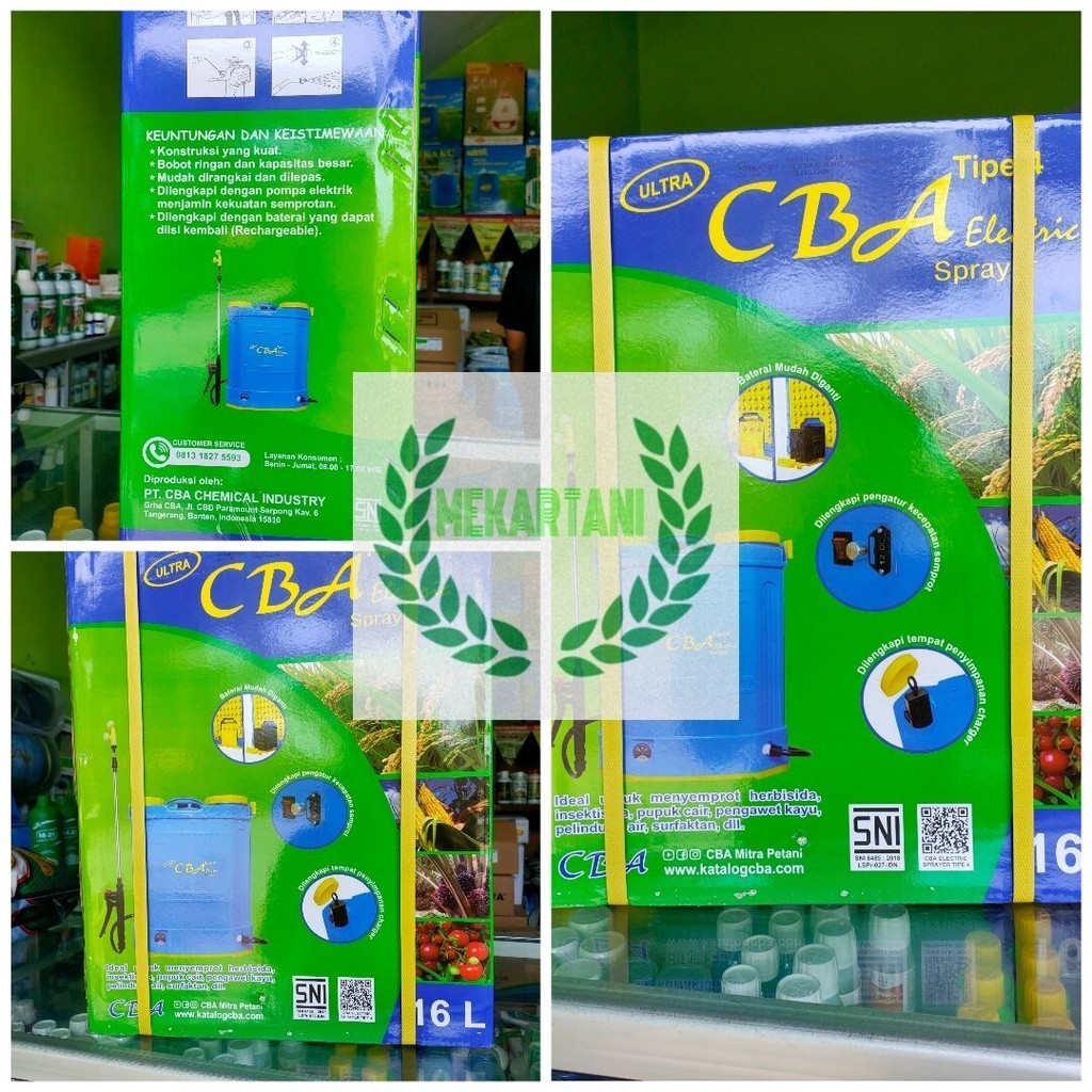 Jual sprayer CBA 16 liter / alat semprot pertanian elektrik CBA 16 liter | Shopee Indonesia